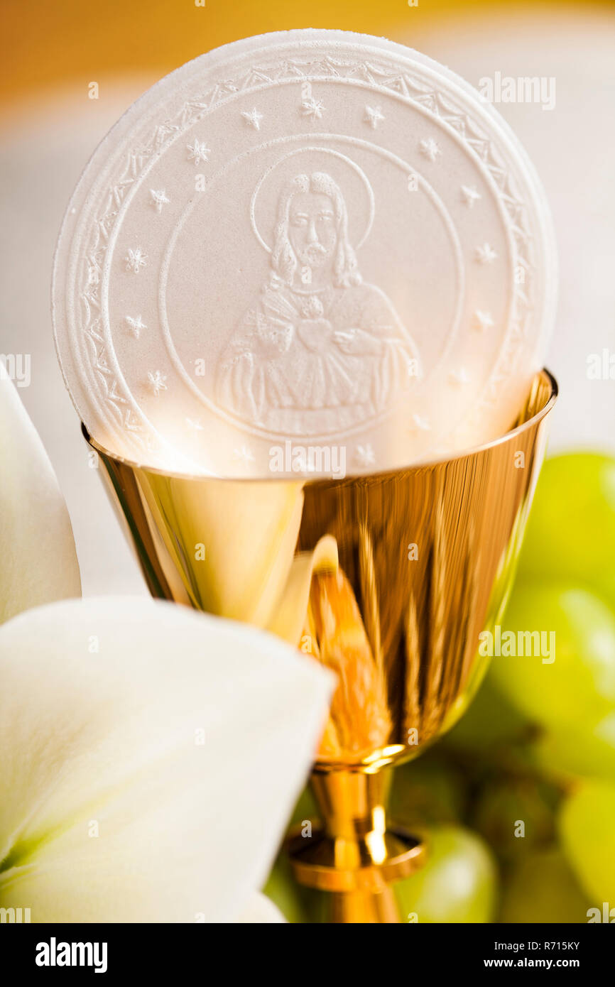 Eucharist Bread And Wine