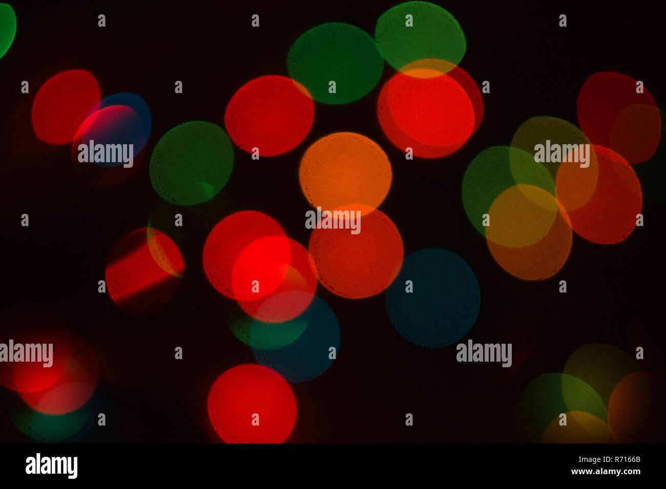 Festive garland glows blurred hi-res stock photography and images - Alamy