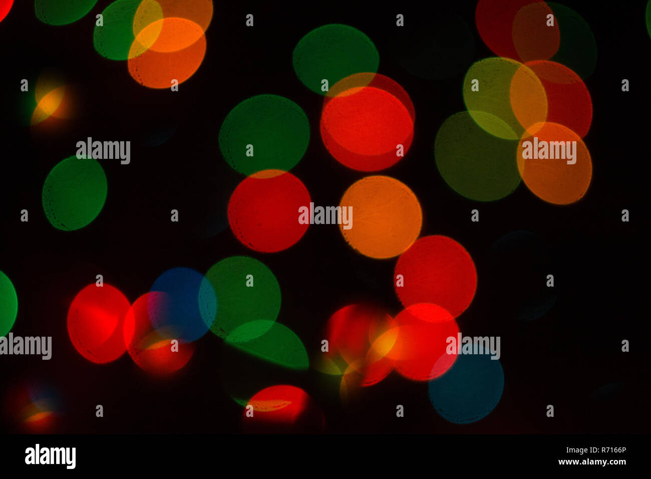 Festive garland glows blurred hi-res stock photography and images - Alamy