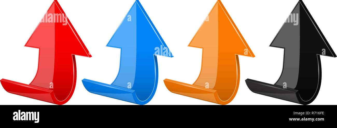 Simple blue red orange Stock Vector Images - Alamy