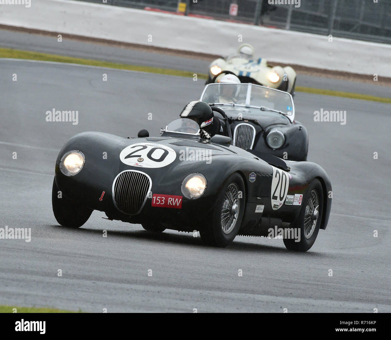 Rudiger Friedrichs, Jaguar C-Type, 153 RW, RAC Woodcote Trophy ...
