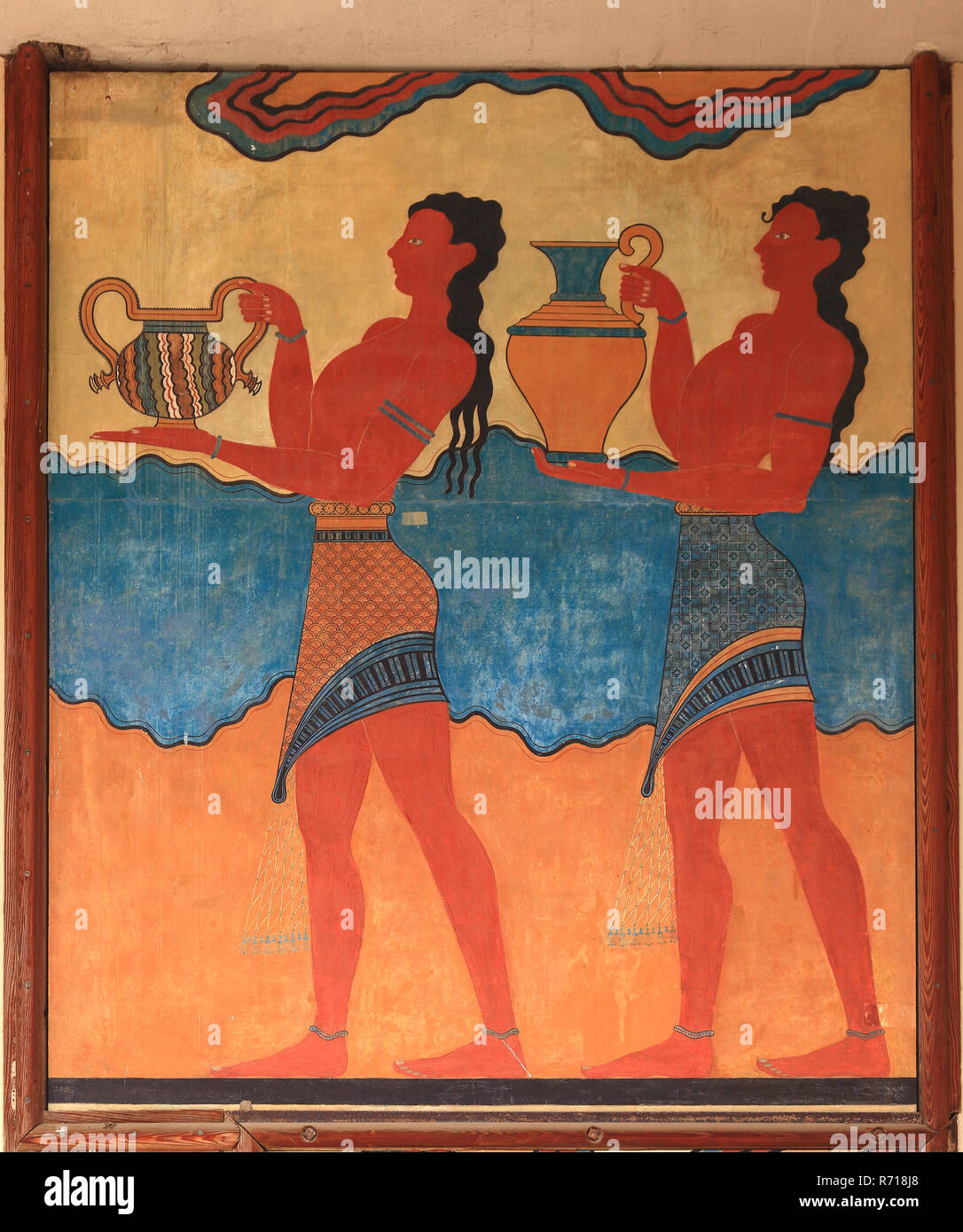 Palace of knossos mural hi-res stock photography and images - Alamy
