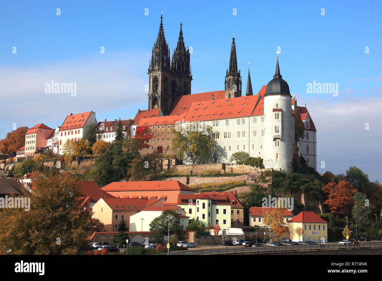Meissen Castle Hill, cathedral and Albrechtsburg Castle, Saxony ...