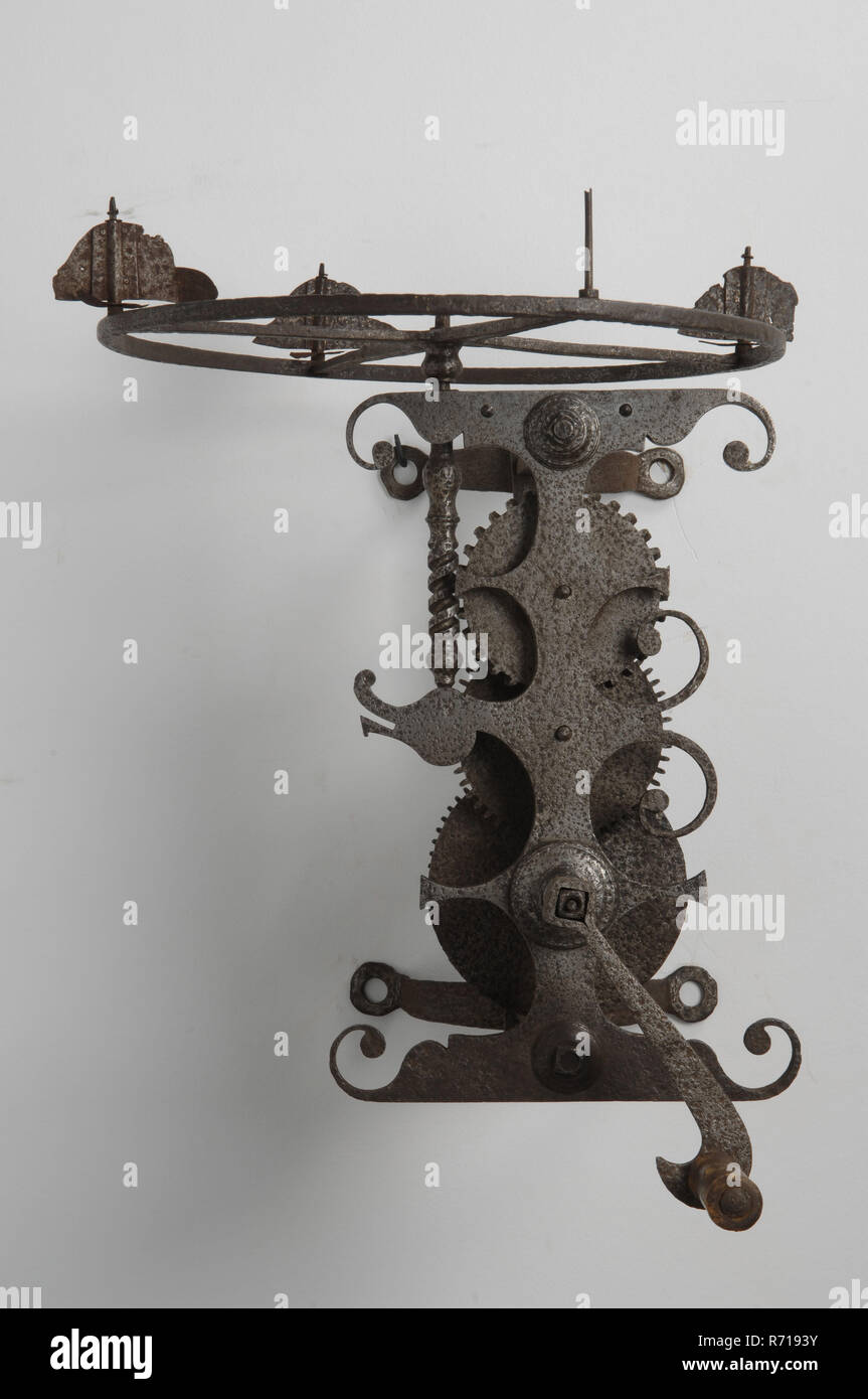 Wrought iron roasting spit, roasting spit equipment iron, Rotterdam ...