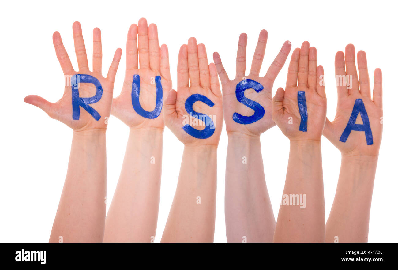 hands with russia,isolated Stock Photo - Alamy
