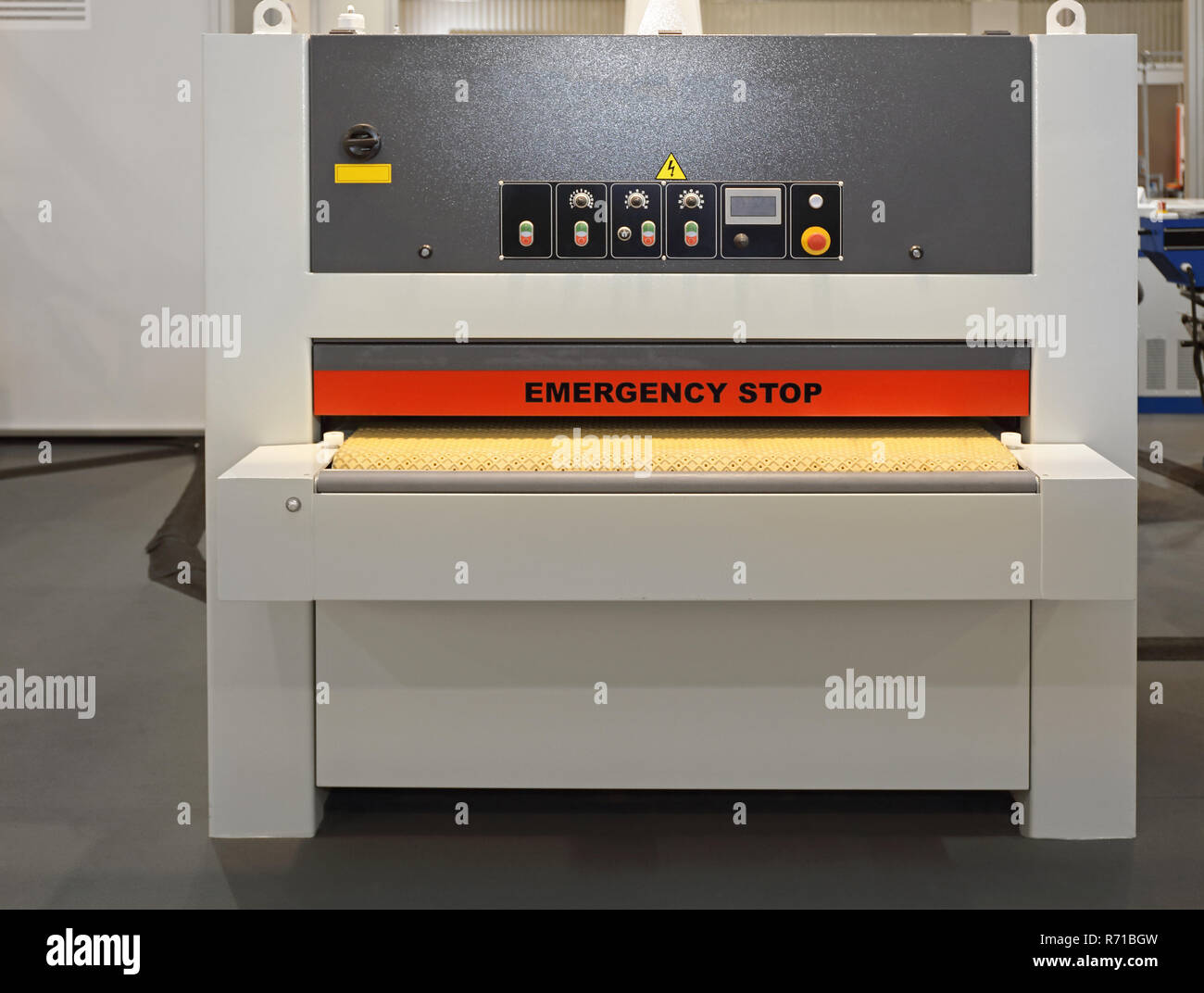 Wood Sanding Machine Stock Photo - Alamy