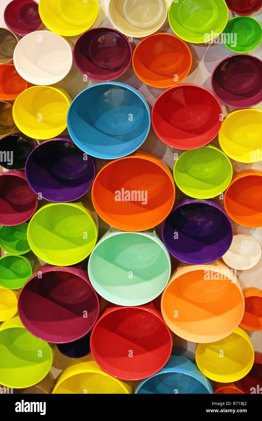 Coloured clay pots hi-res stock photography and images - Alamy