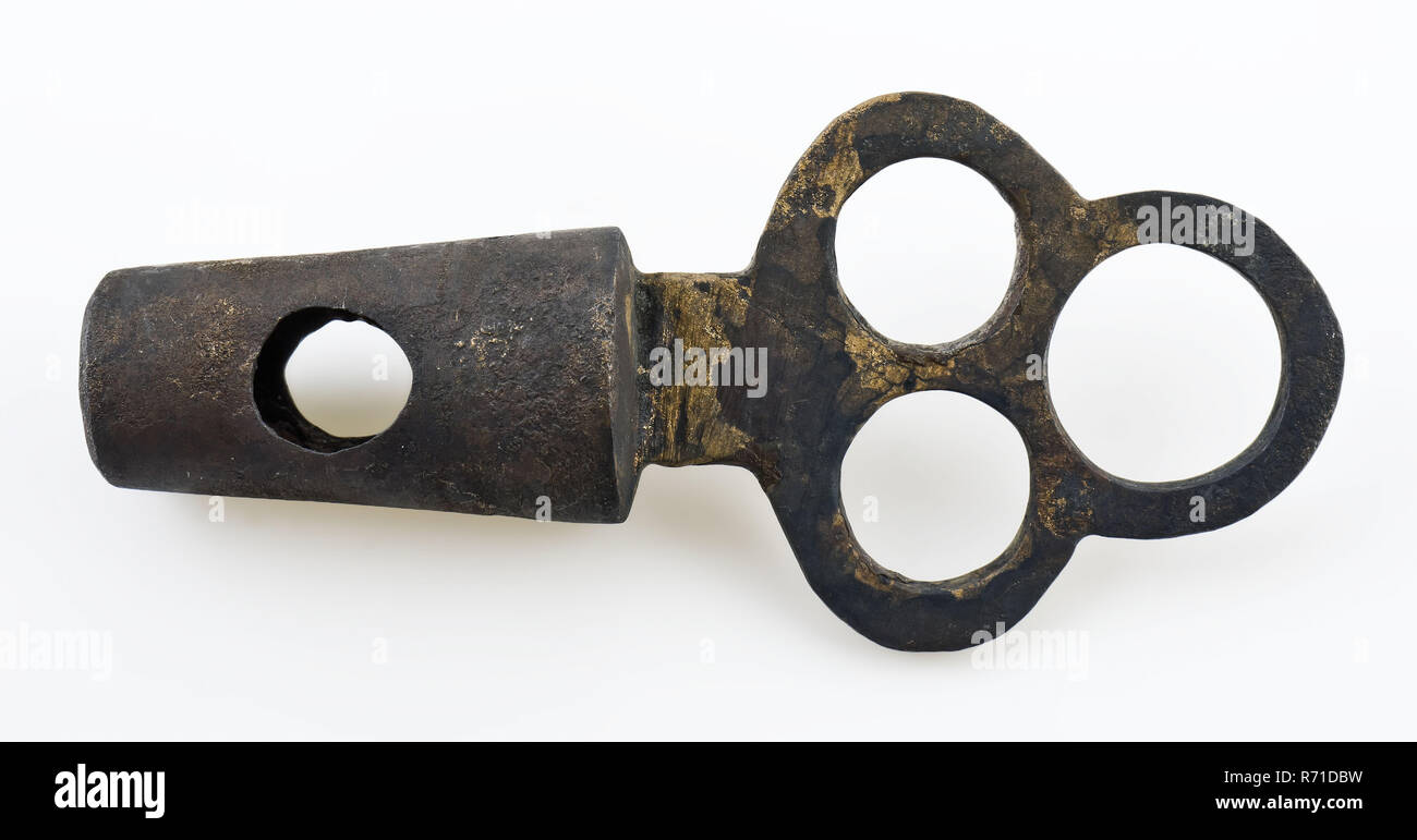 Copper stopper with handle in the form of tripod, stop closure part ...
