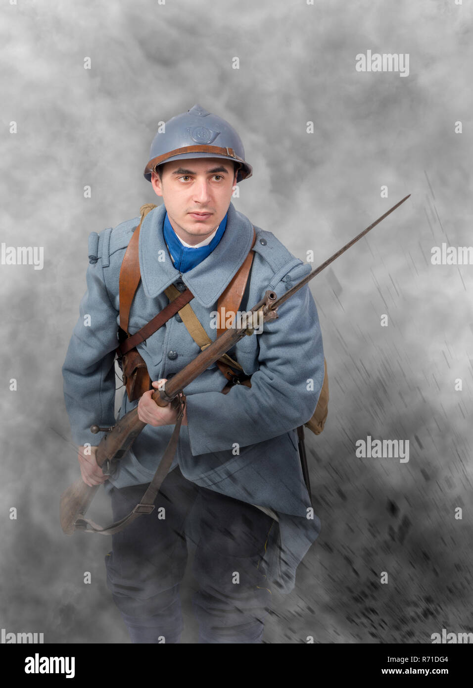 French soldier 1914 hi-res stock photography and images - Alamy
