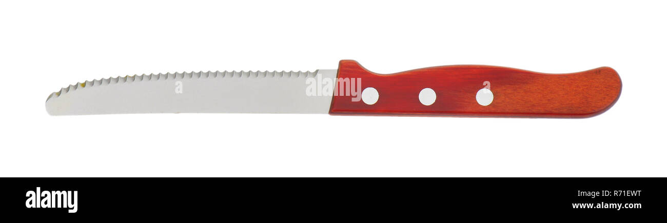serrated kitchen knife Stock Photo - Alamy