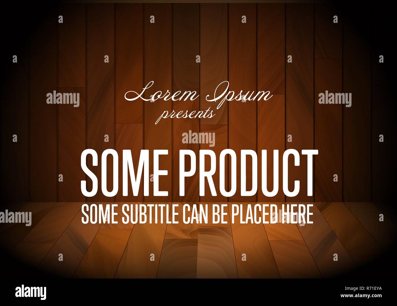 Vector wooden background stage made from wooden boards Stock Vector ...