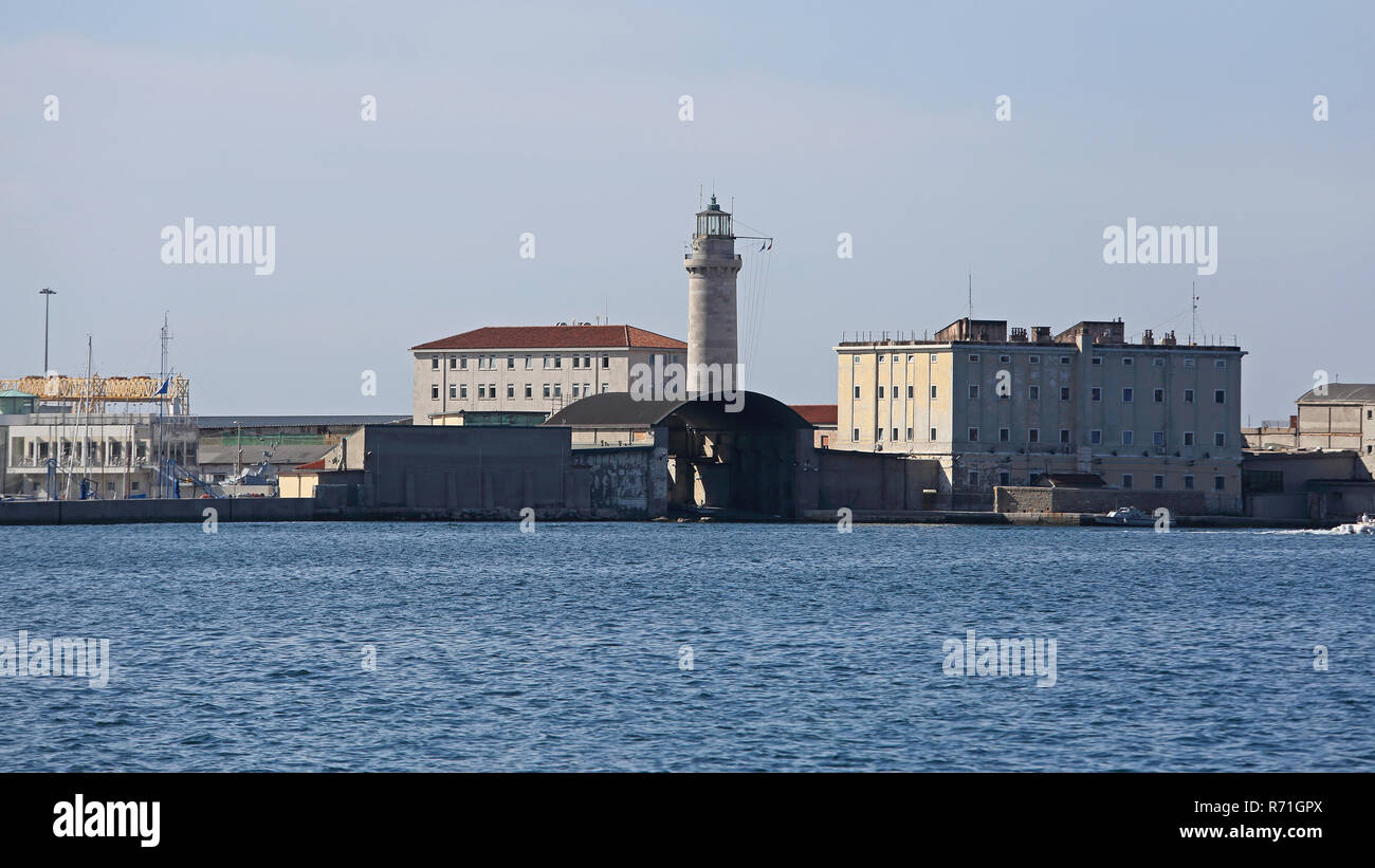 Port lighthouse in trieste hi-res stock photography and images - Alamy