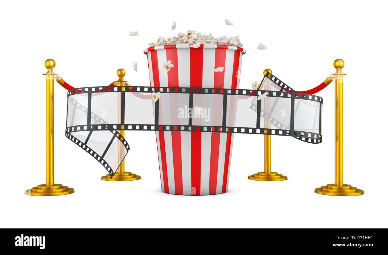 Film and popcorn Stock Photo - Alamy