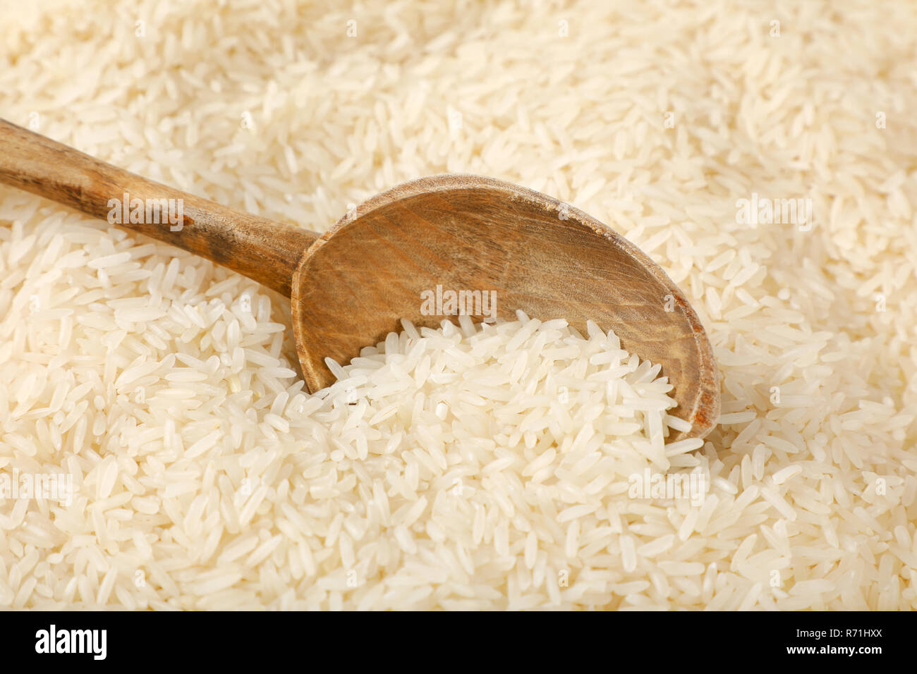 white long grained rice Stock Photo - Alamy