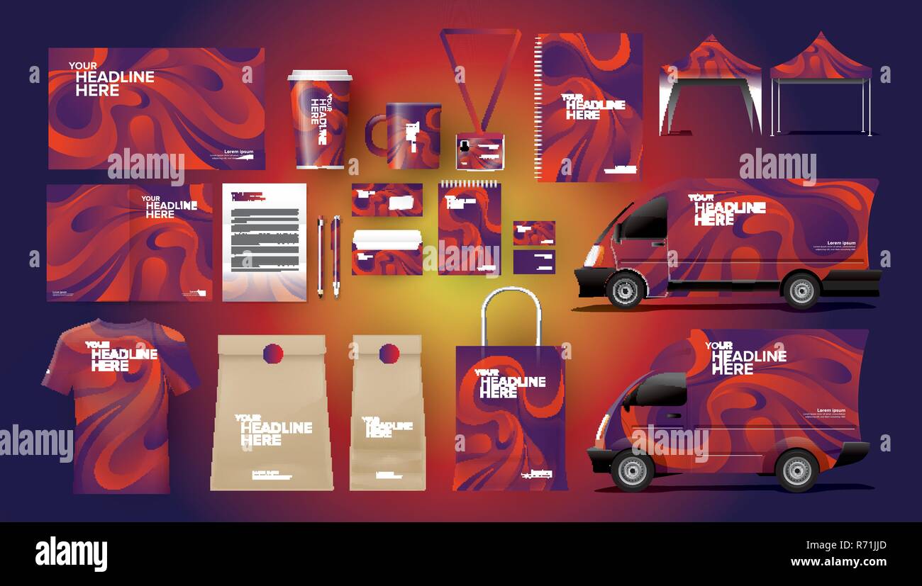 Complete Corporate Identity Package Stock Vector Image & Art - Alamy