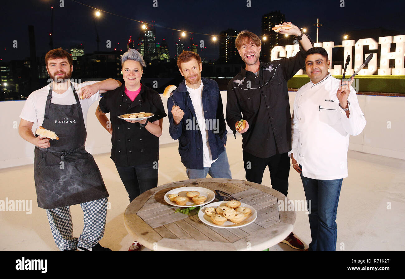 Chefs Christian Stevenson (AKA DJ BBQ) Tom Aikens, Rohit Ghai, Seb ...