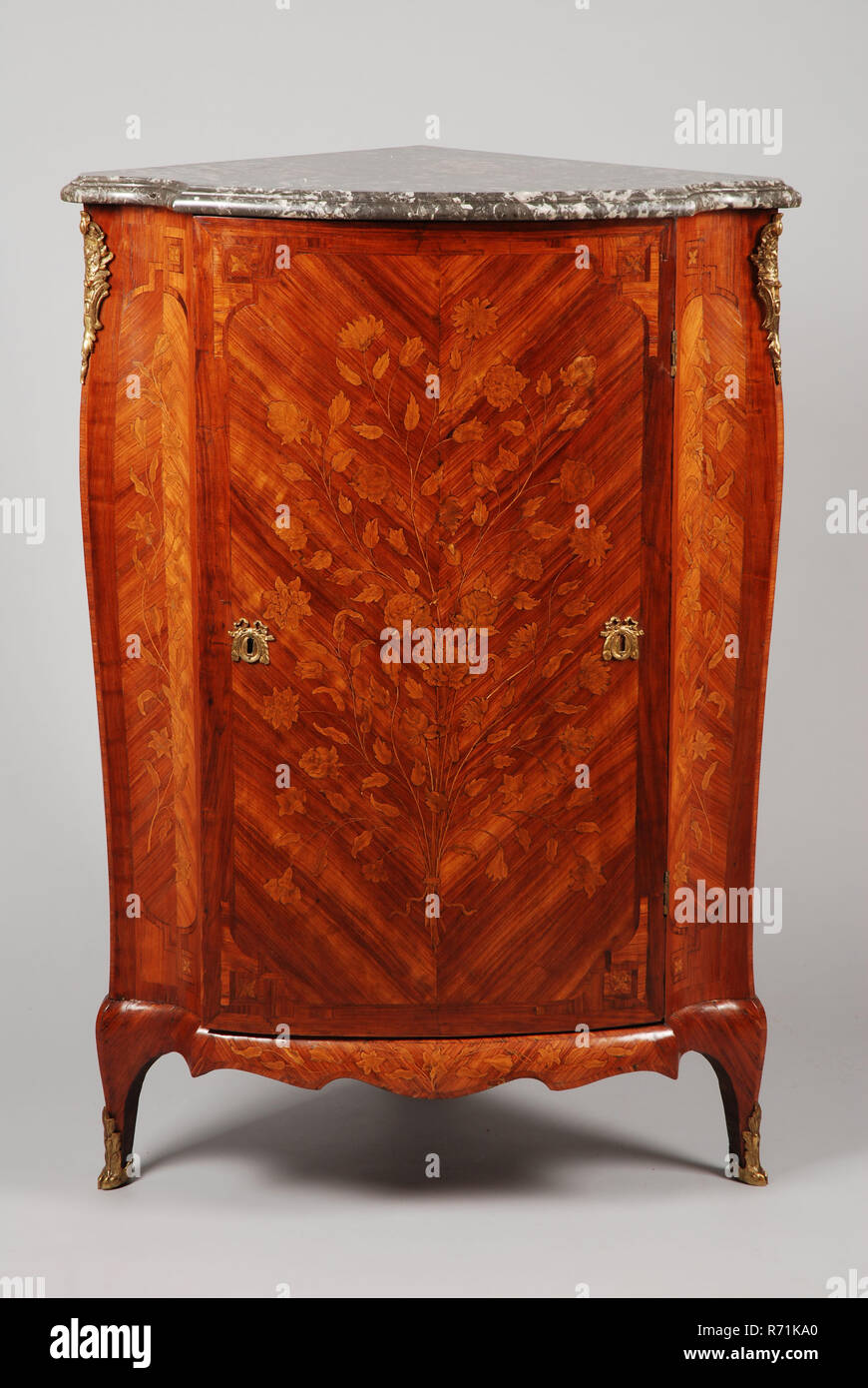 Rococo corner cupplate, corner cupboard cupboard cupboard furniture ...