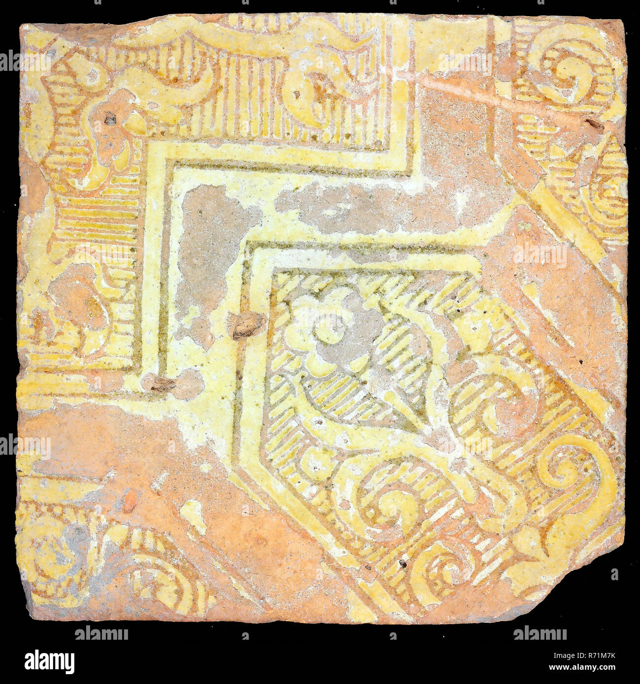 Red tiles on the floor hi-res stock photography and images - Alamy