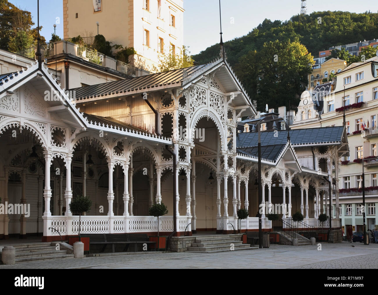 Karlovy vary market colonnade czech hi-res stock photography and images ...