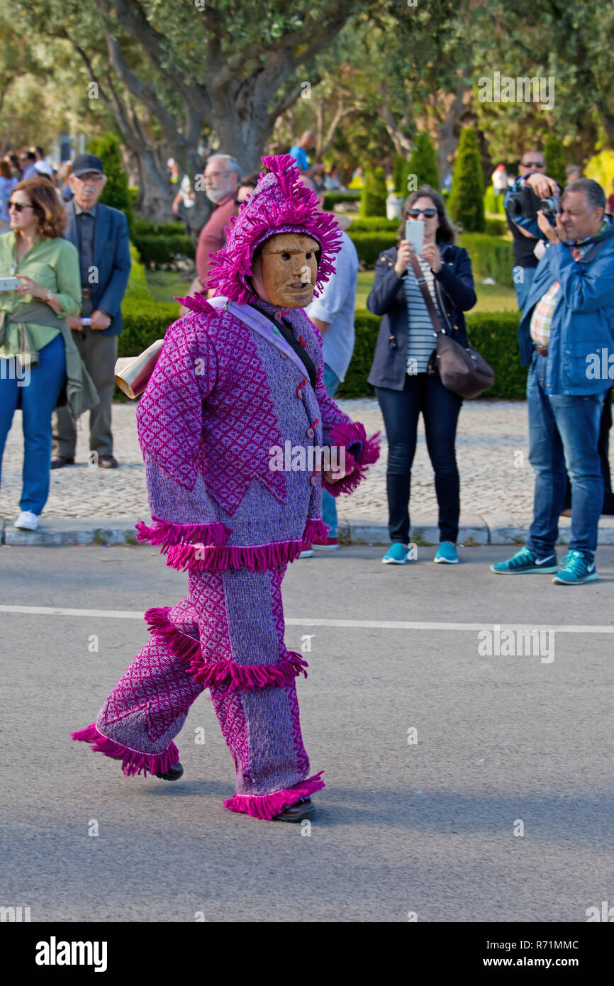 Parade of costumes and traditional masks of Iberia at the XII ...