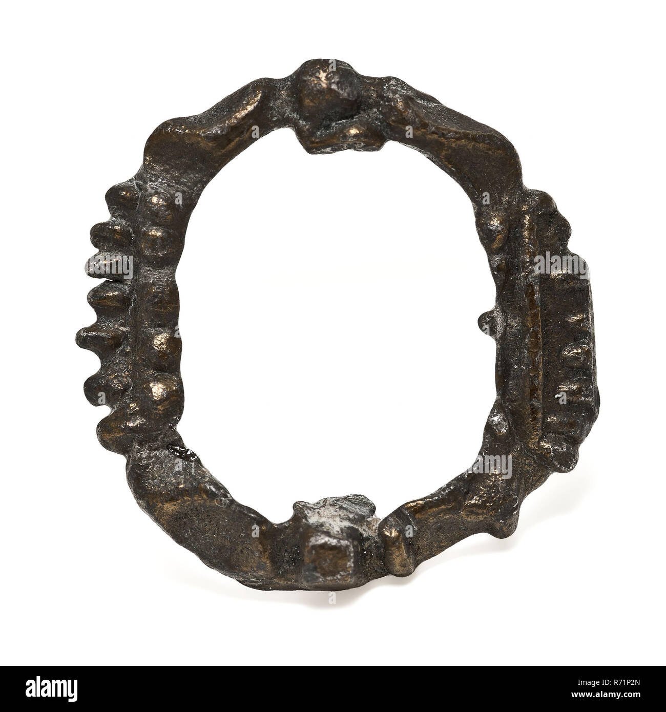 Shoe buckle, buckle with profiled, decorated frame, buckle fastener ...