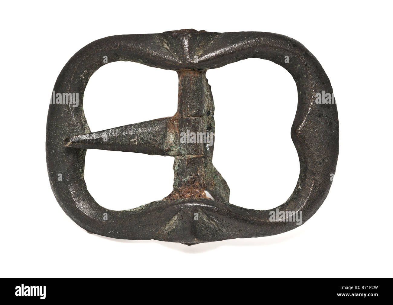 Oval buckle with wavy frame, shoe buckle, buckle fastener component ...