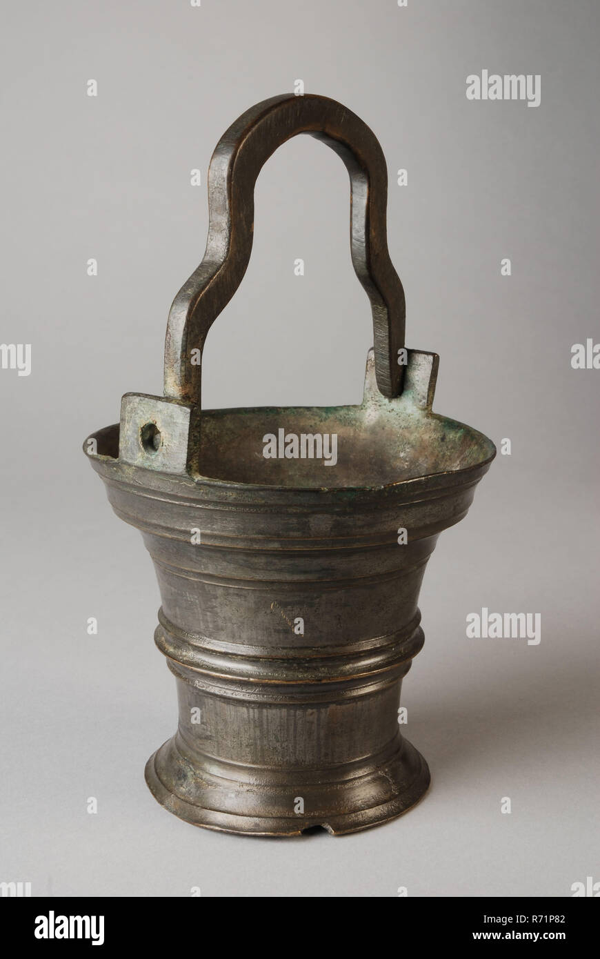 Holy water font with handle, holy water container liturgical vessel ...