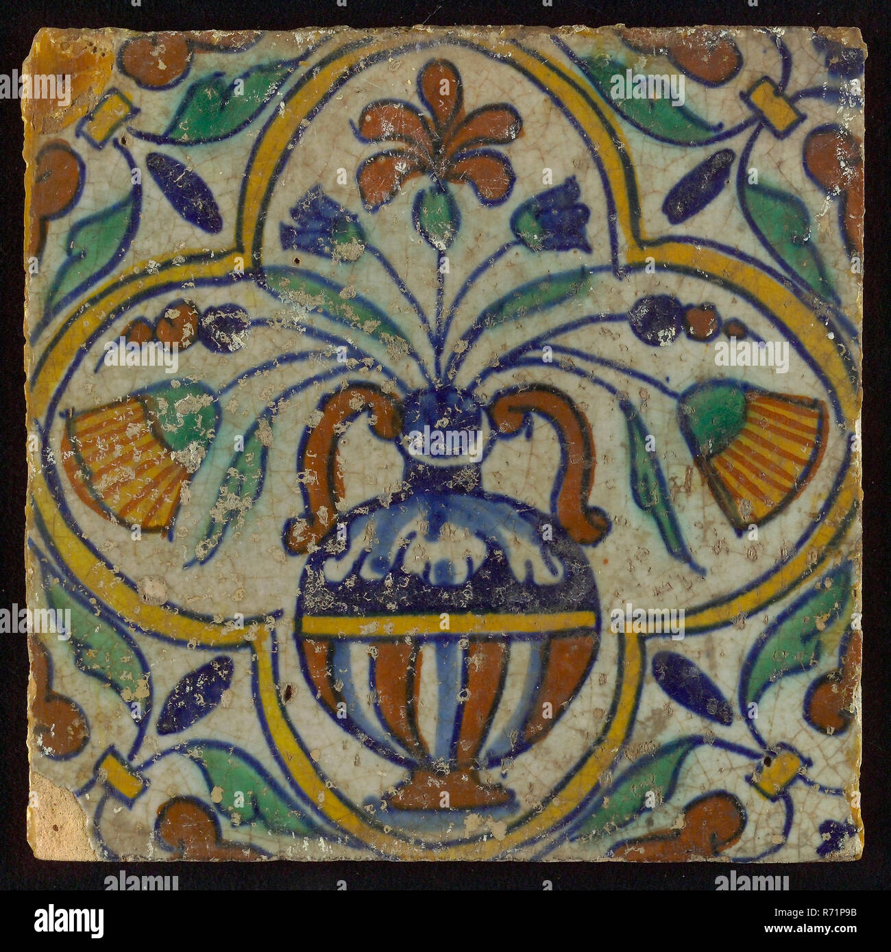 Polychrome painted pottery hi-res stock photography and images - Alamy