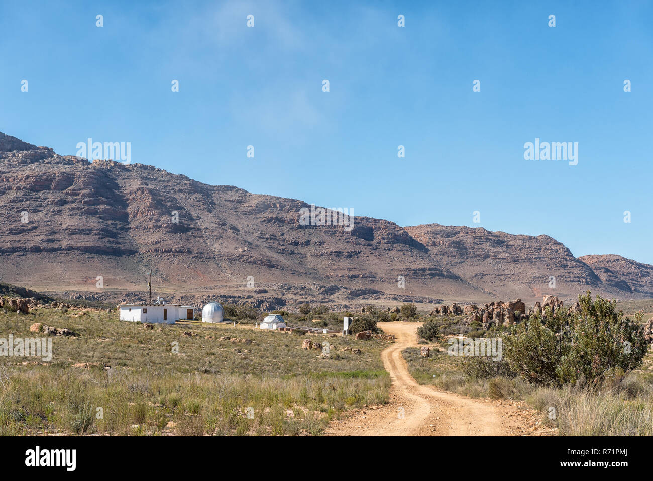 DWARSRIVIER, SOUTH AFRICA, AUGUST 23, 2018: The observatory at ...