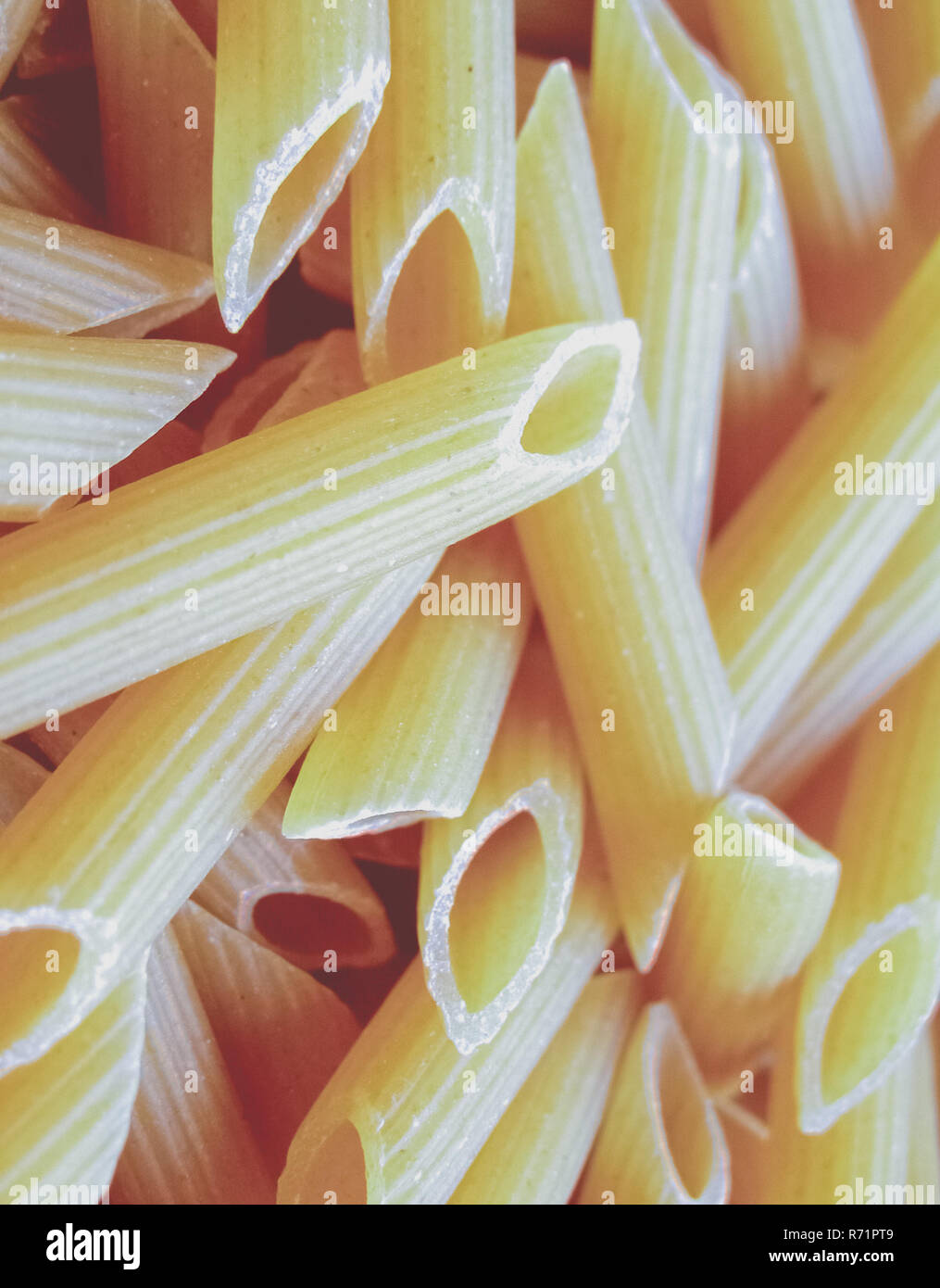 penne pasta food background Stock Photo - Alamy