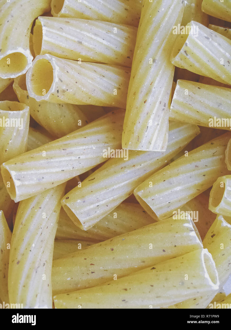 penne pasta food background Stock Photo - Alamy