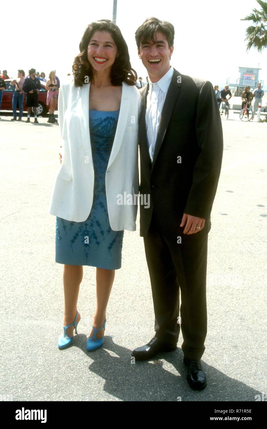 SANTA MONICA, CA - MARCH 27: Actress Catherine Keener and husband actor ...