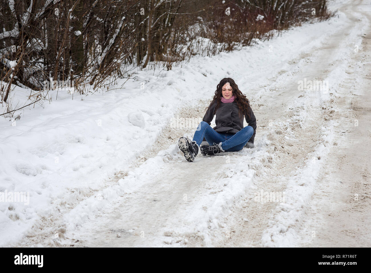 Slip On Ice High Resolution Stock Photography and Images - Alamy