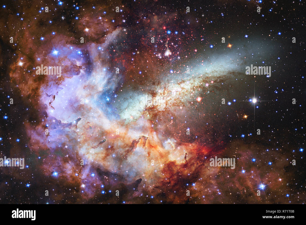 Beautiful galaxy somewhere in outer space. Elements of this image ...