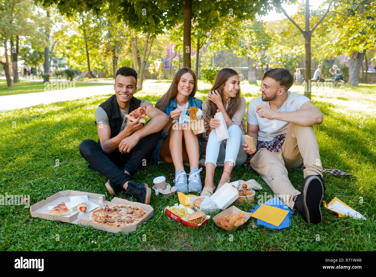 Wonderful weekend with best friends Stock Photo - Alamy