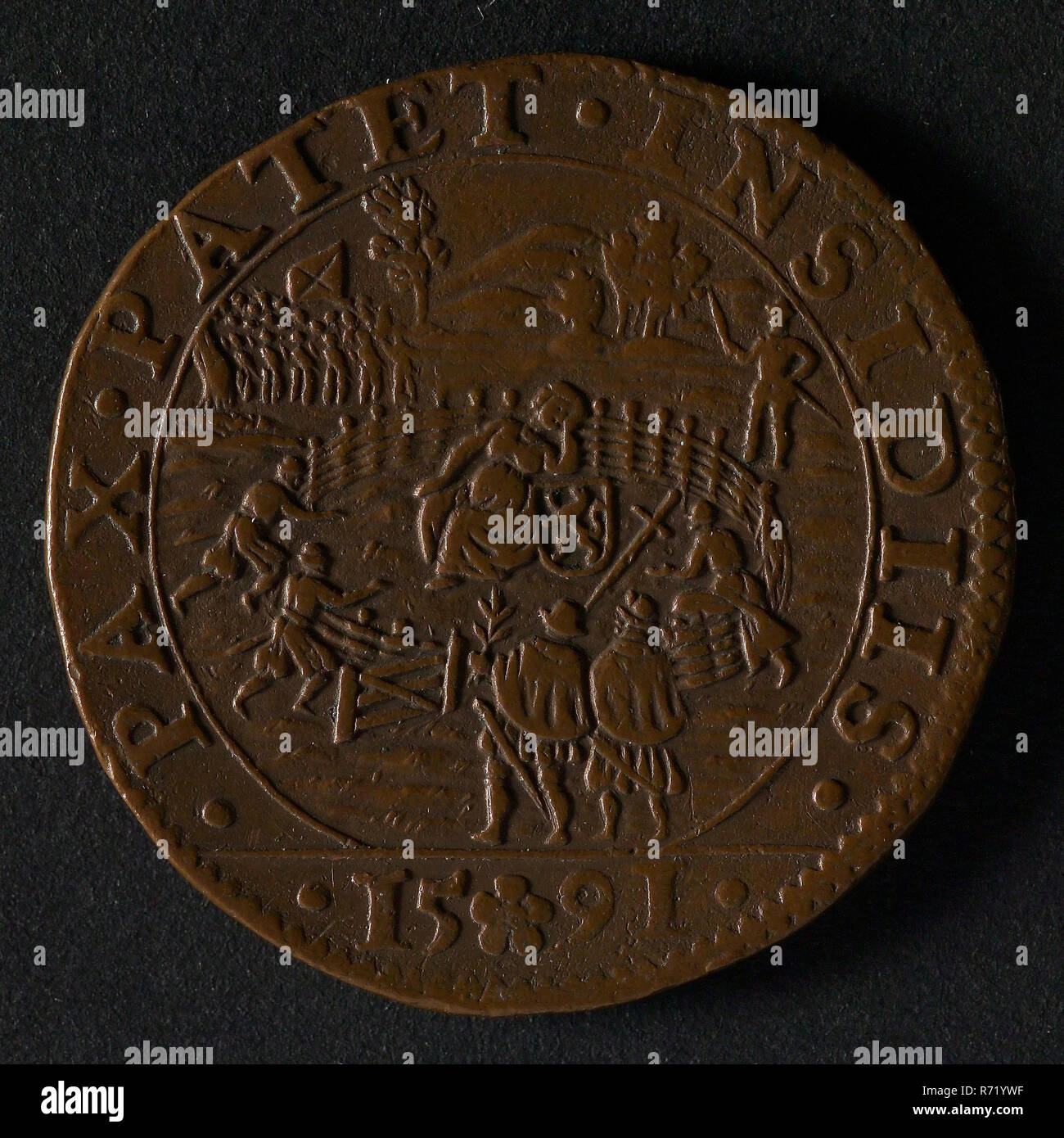 Medal on the mediation offered by the German emperor, jeton utility ...