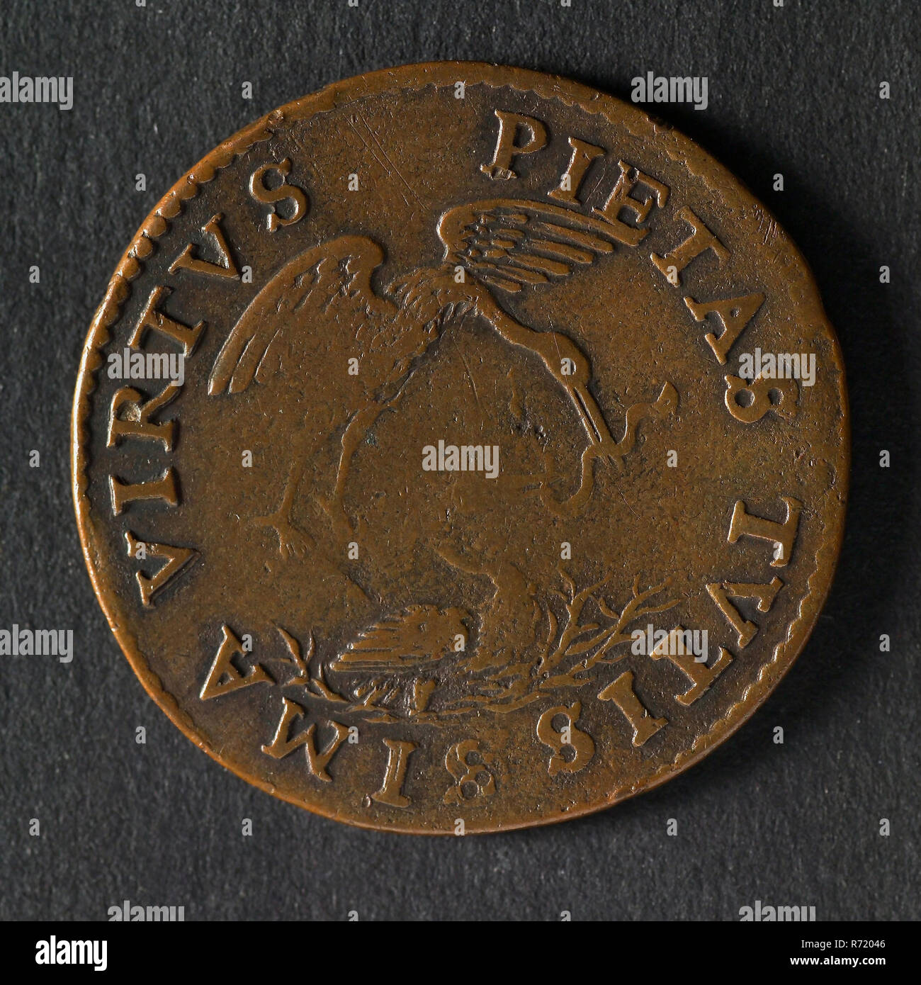 Medal on the relief of Bergen op Zoom, jeton mortise penny exchange ...