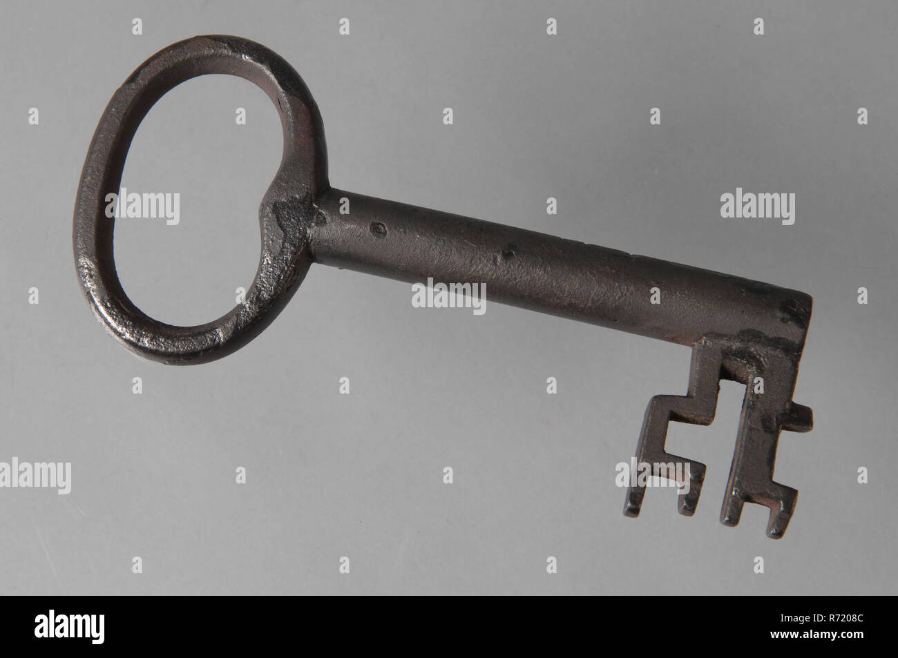 Iron key of cell of city hall, key iron iron, hand forged Key with ...