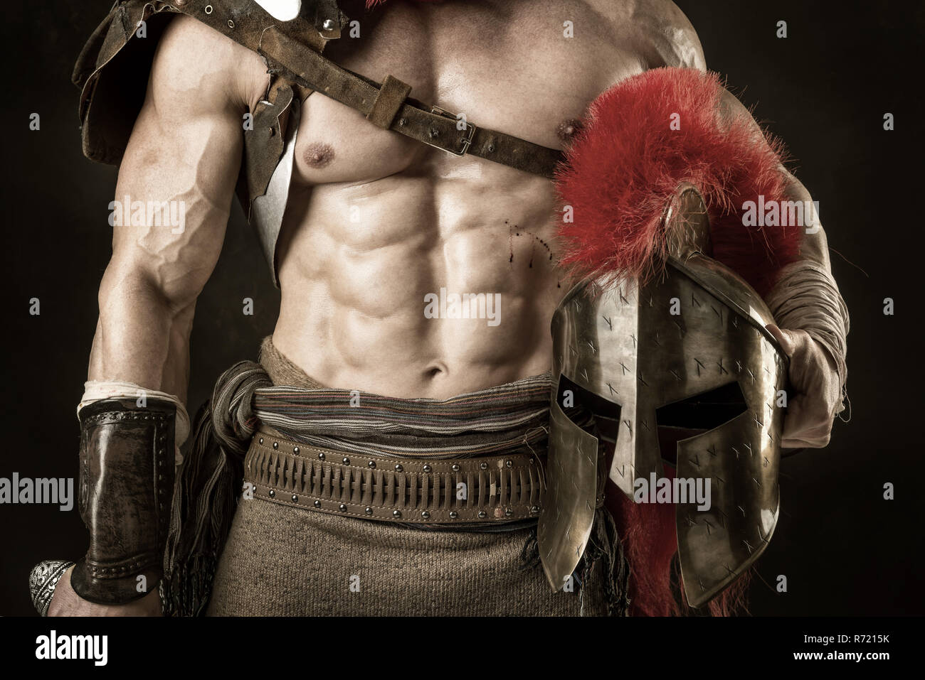 Ancient soldier or Gladiator Stock Photo - Alamy