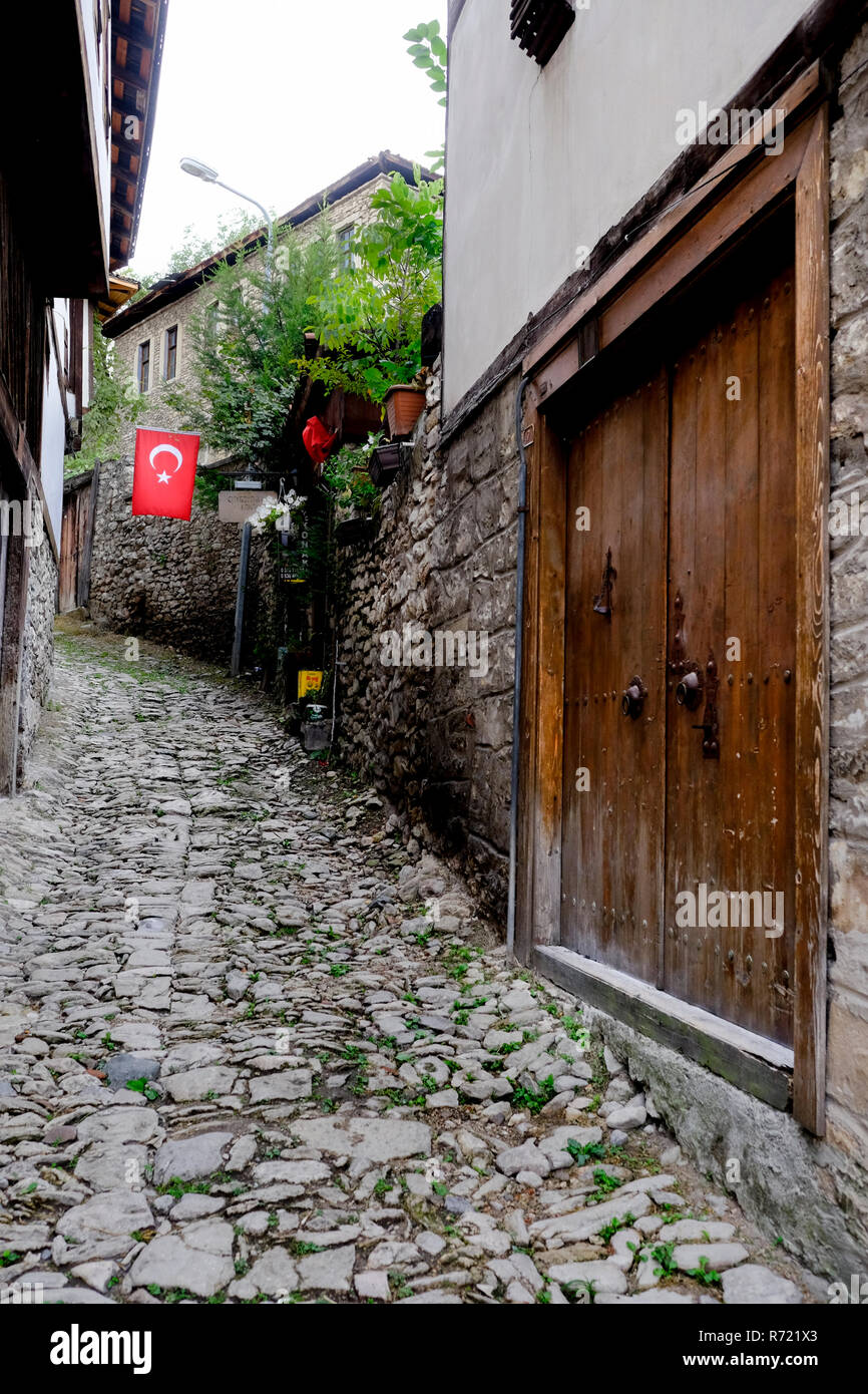 Narrow street in Turkey Stock Photo - Alamy