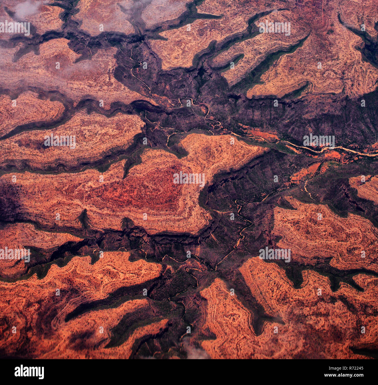 Aerial view of Ethiopia, Africa Stock Photo - Alamy