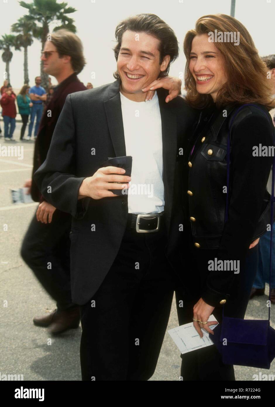 SANTA MONICA, CA - MARCH 27: Actress Mimi Rogers and her brother Paul ...
