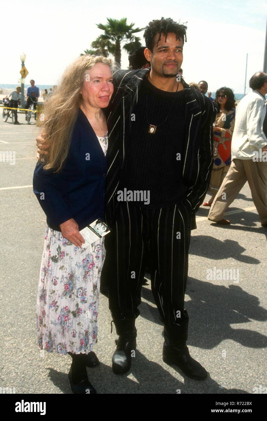 SANTA MONICA, CA - MARCH 27: Actor Mario Van Peebles and mother Maria ...