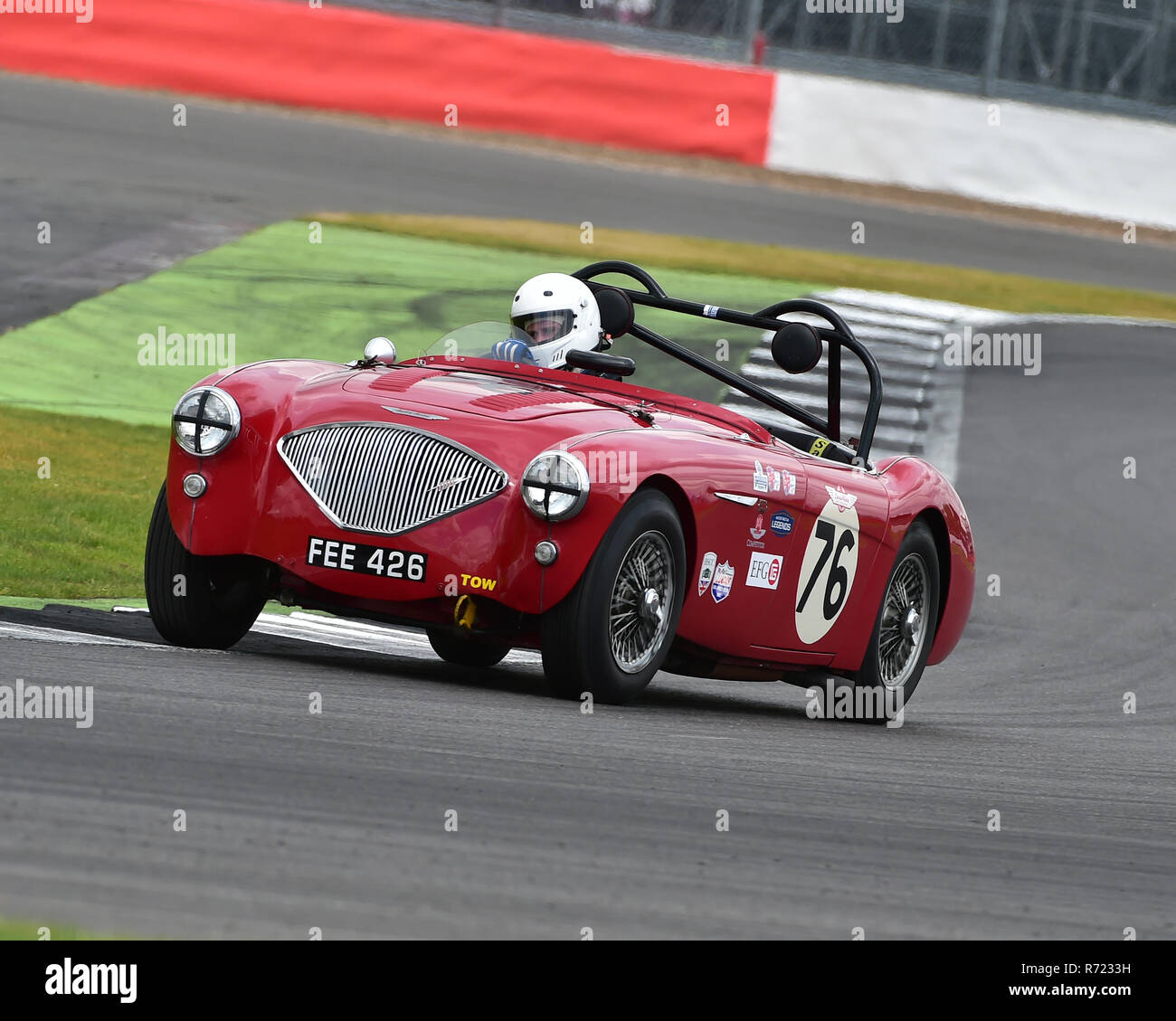 Richard Knight, Oliver Harris, Austin Healey 100, RAC Woodcote Trophy ...