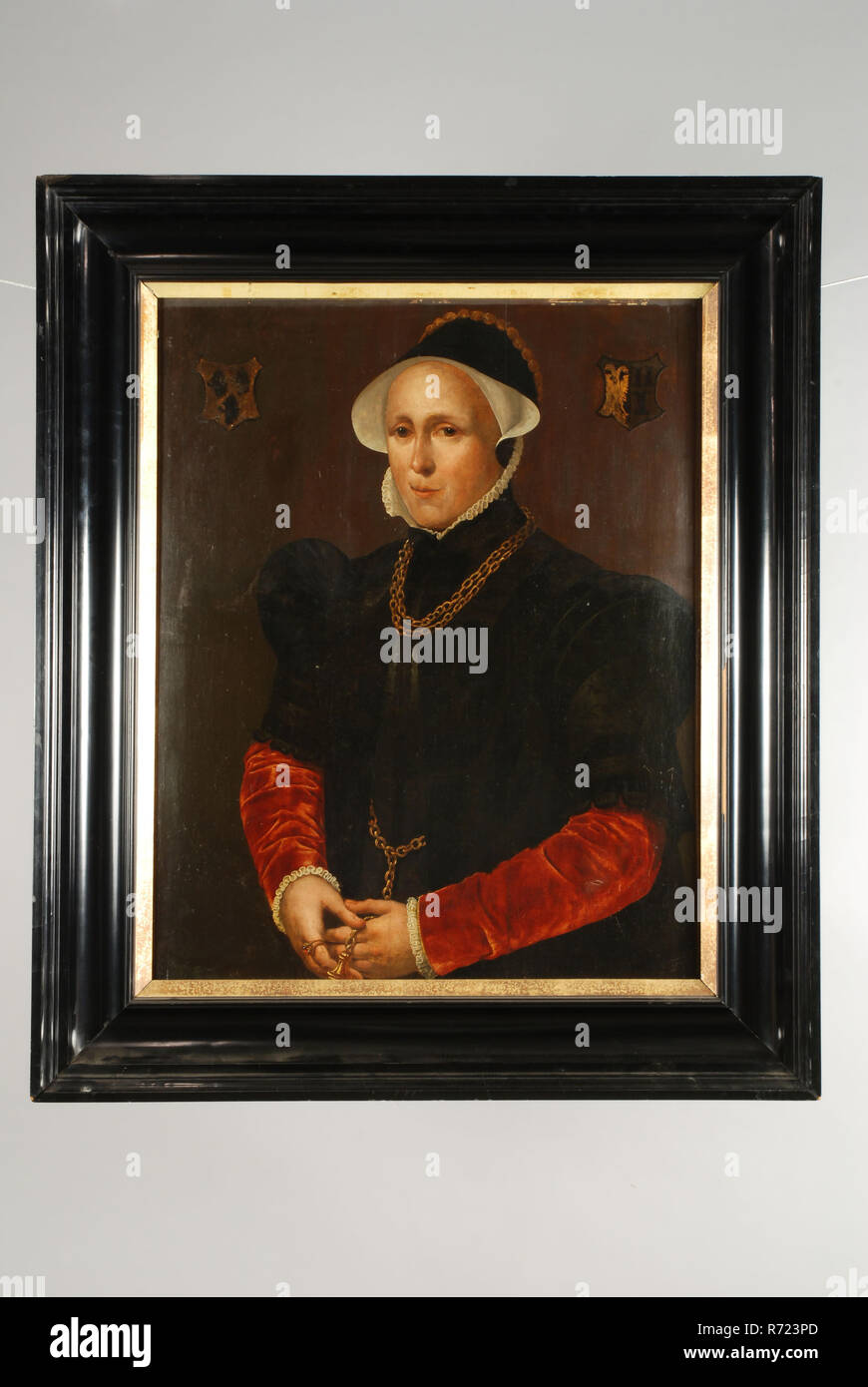 Portrait of Elisabeth Jansdr. Van Zijl, portrait painting visual ...