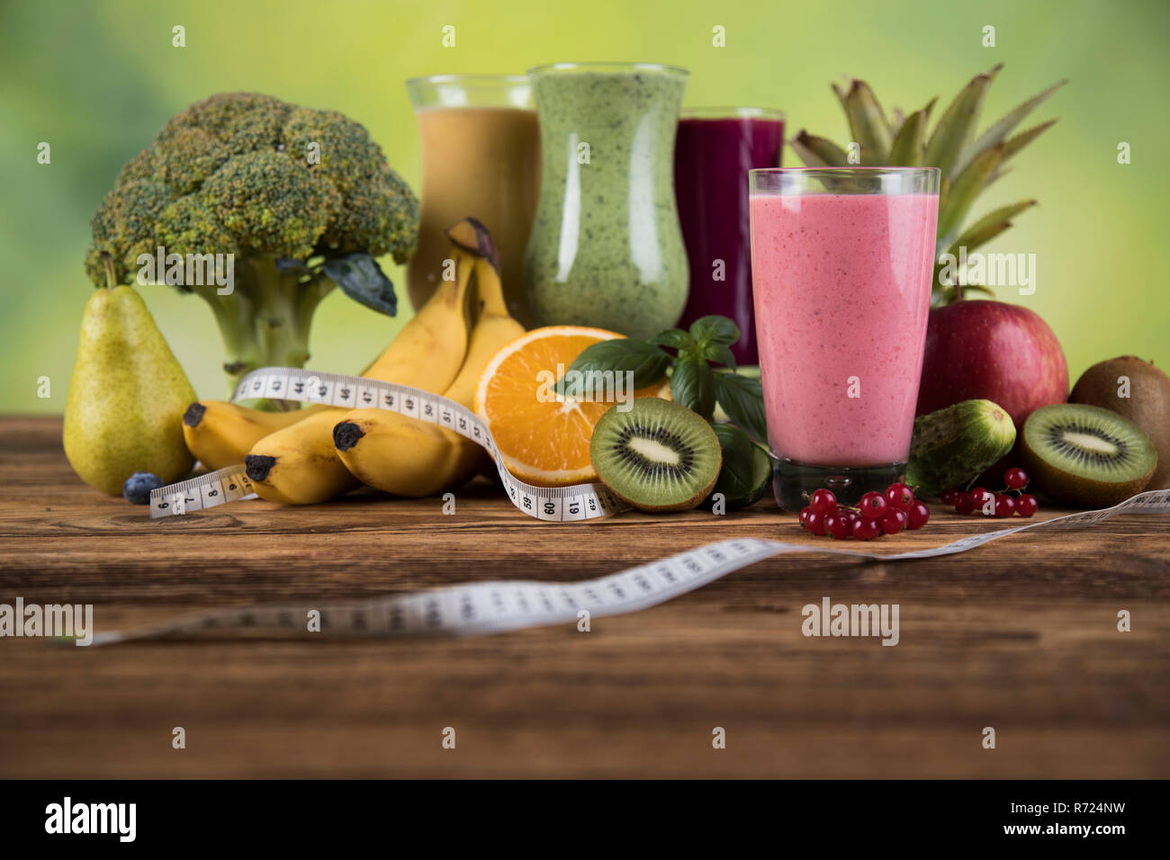 Vitamin and Fitness diet, Smoothie Stock Photo - Alamy