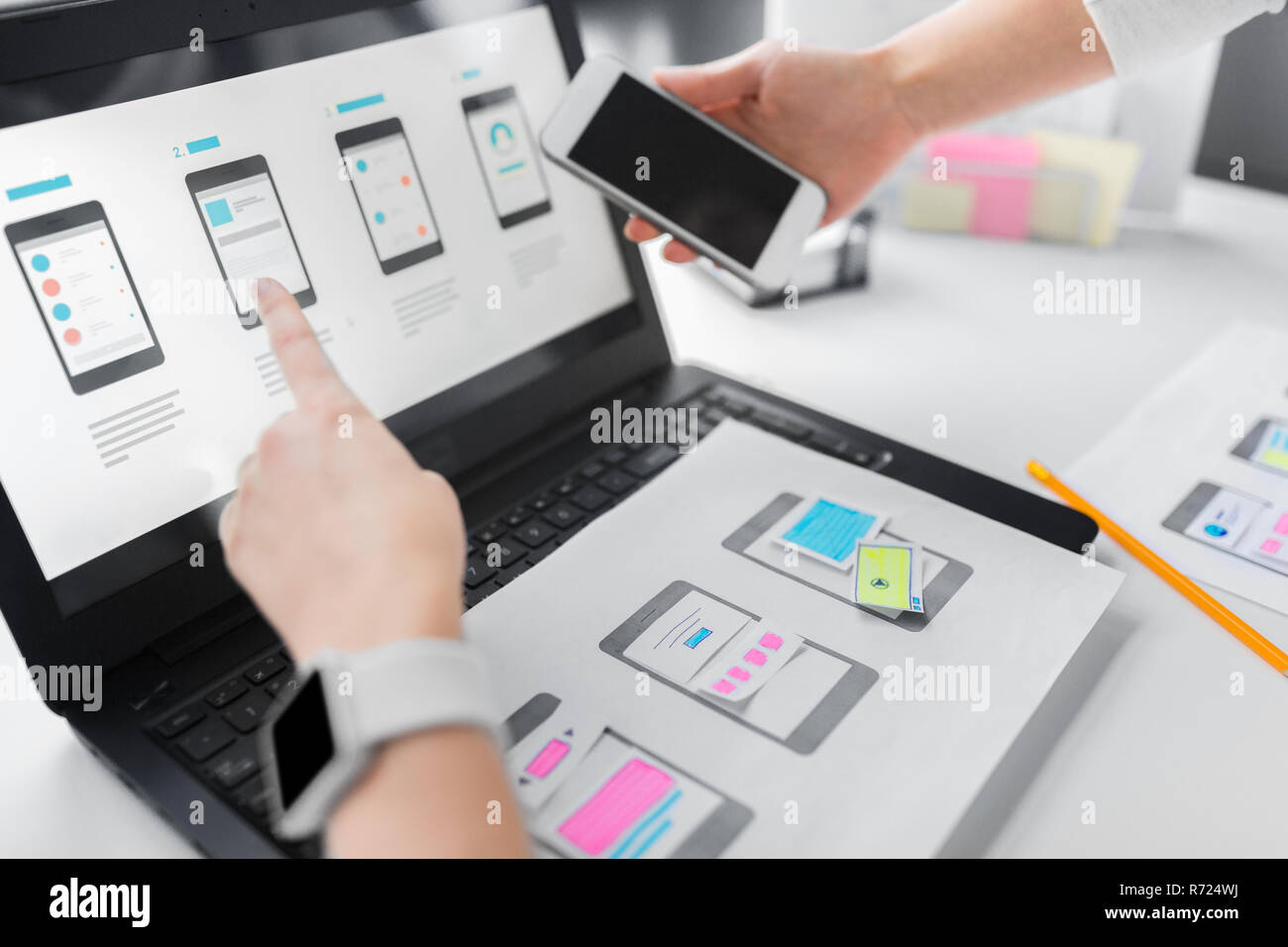 Interface dashboard ux ui hi-res stock photography and images - Alamy