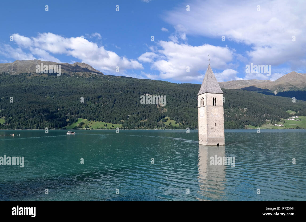 Lake reschen underwater hi-res stock photography and images - Alamy
