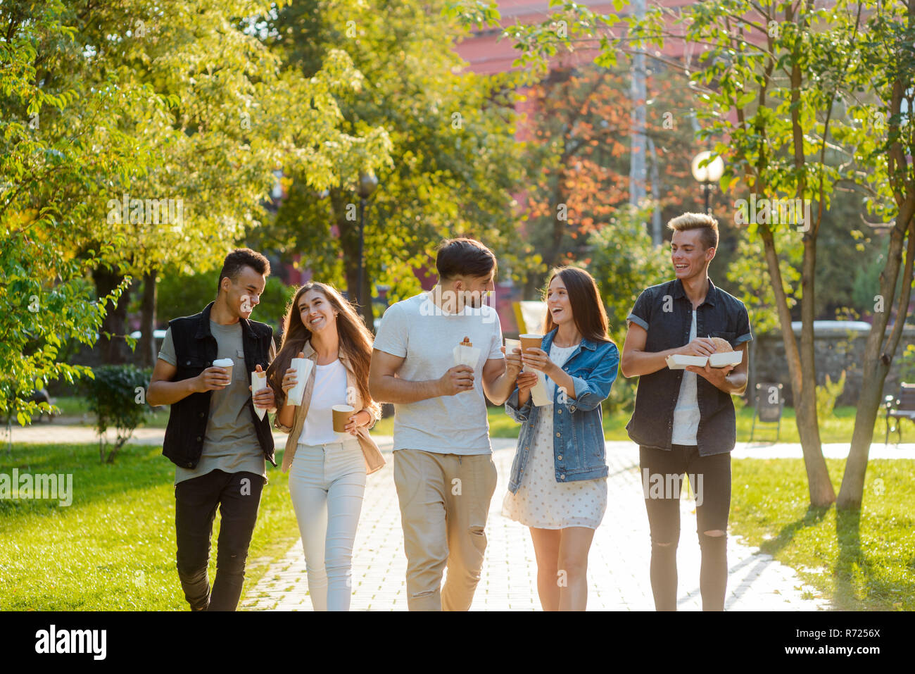 Spending time with friends Stock Photo - Alamy