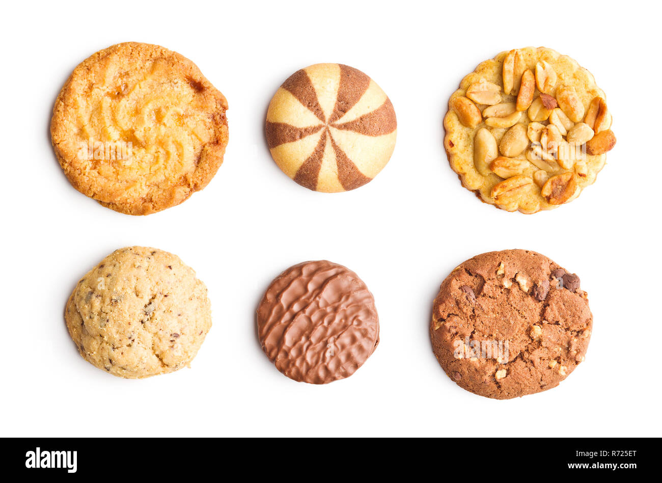 Different types of sweet cookies Stock Photo - Alamy